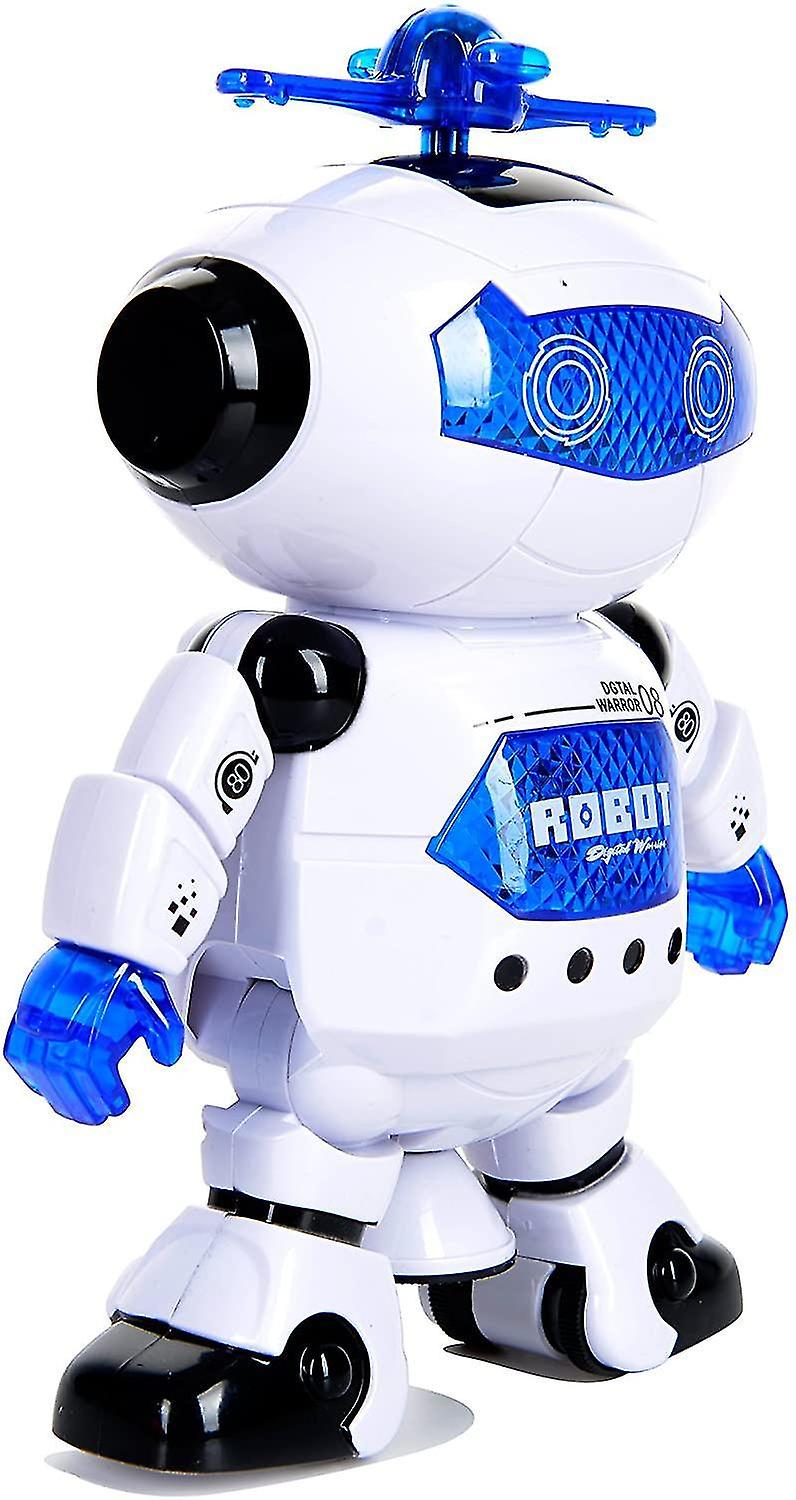 Toysery Walking Dancing Robot Toys For Kids - 360 Body Spinning Robot ...