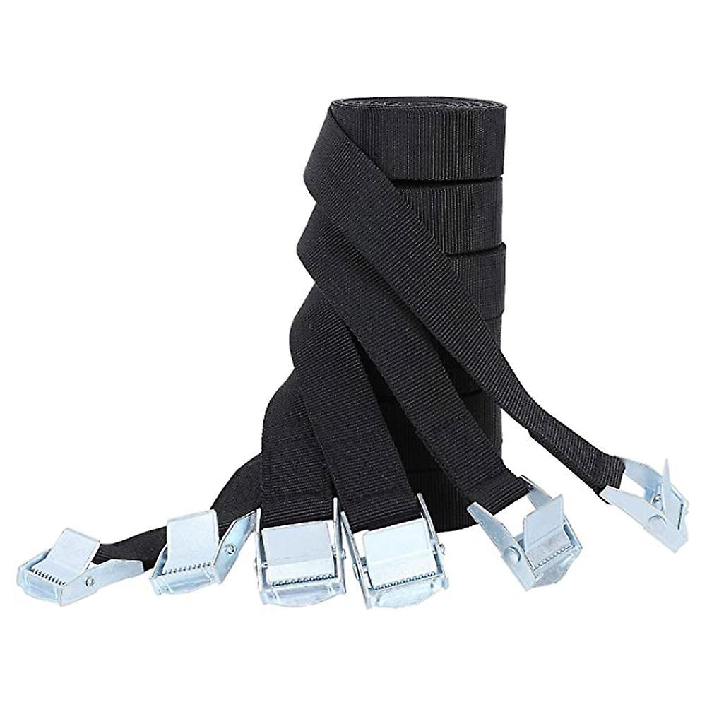 6Pcs Tie Down Straps Fastening Strap Heavy Duty Nylon Lashing Straps ...