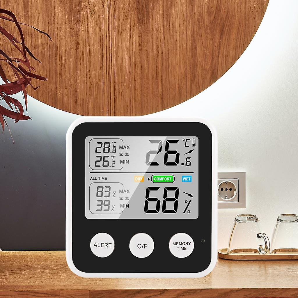 Lcd Digital Hygrometer Thermometer Humidity Temperature Monitor Meter ...