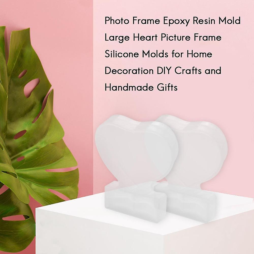 Photo Frame Epoxy Resin Mold Large Heart Picture Frame Silicone Molds ...