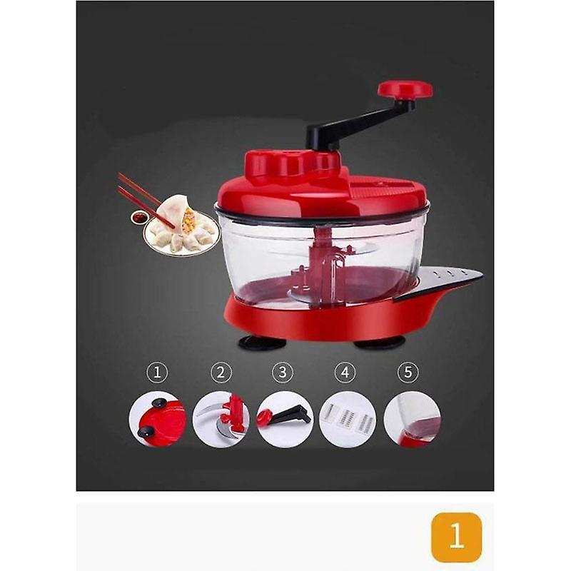Hand Food Chopper, Hand Crank Vegetable Quick Chopper Manual Food ...