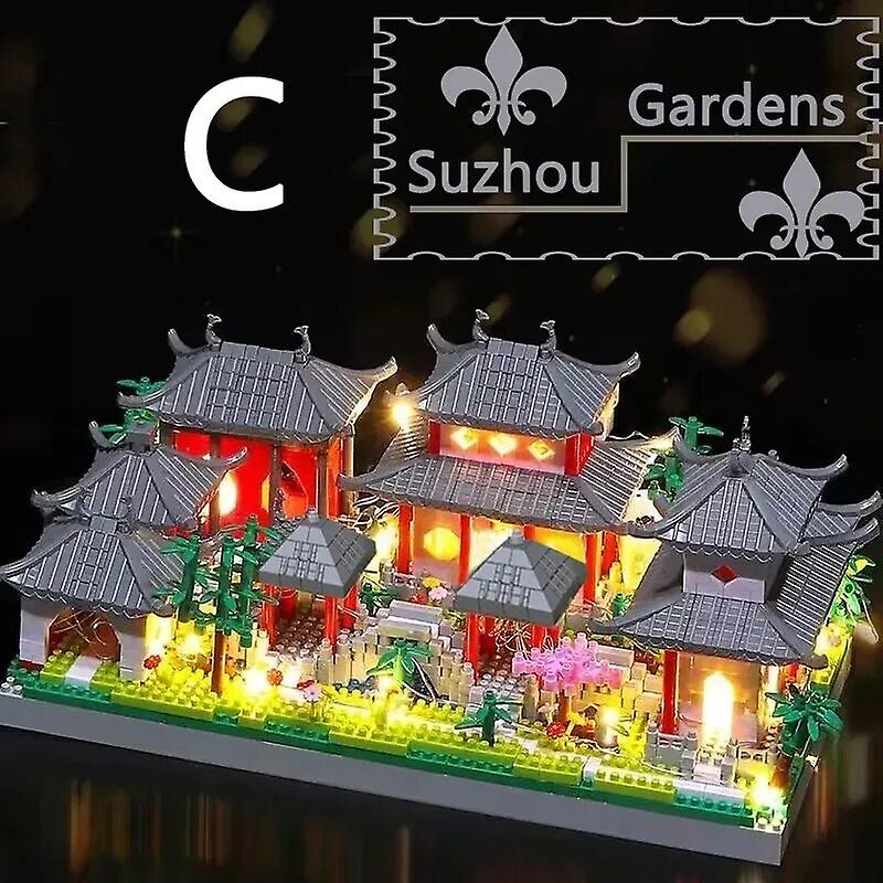 Suzhou Garden Blocks 1800+pcs Classic Chinese Garden Mini Block ...
