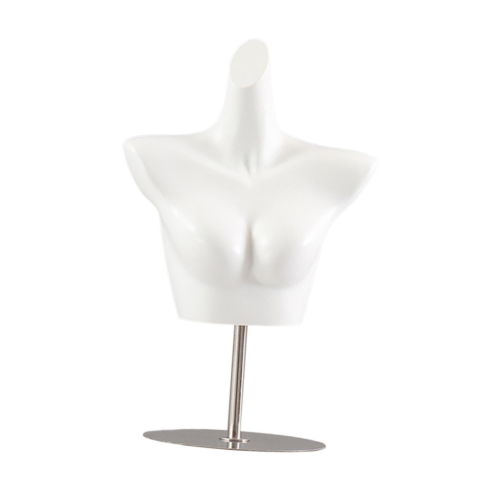 Female Mannequin Torso with Stand Form Body Torso Half Bra Display for ...