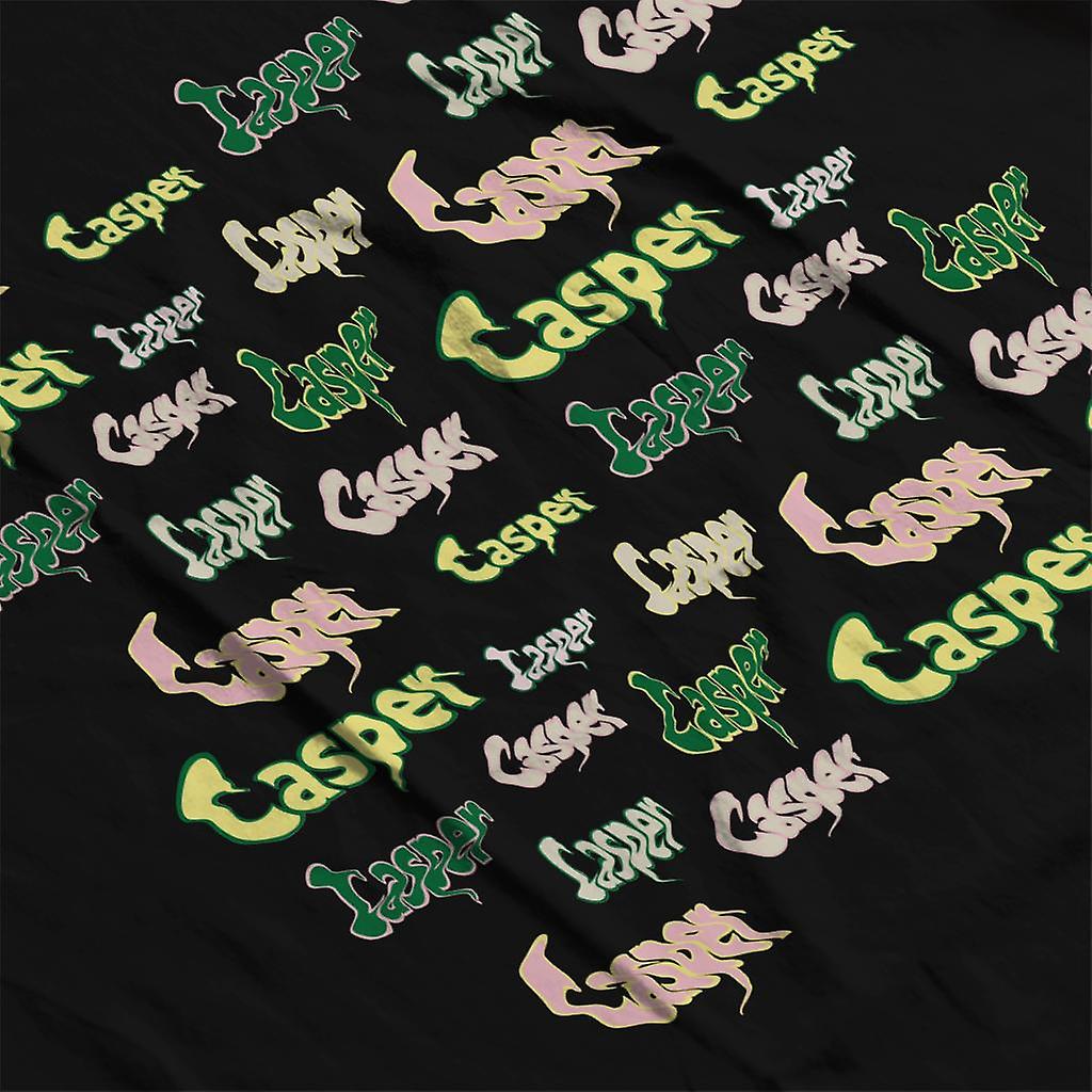 Casper The Friendly Ghost Logo Fonts Women's T-Shirt | Fruugo US