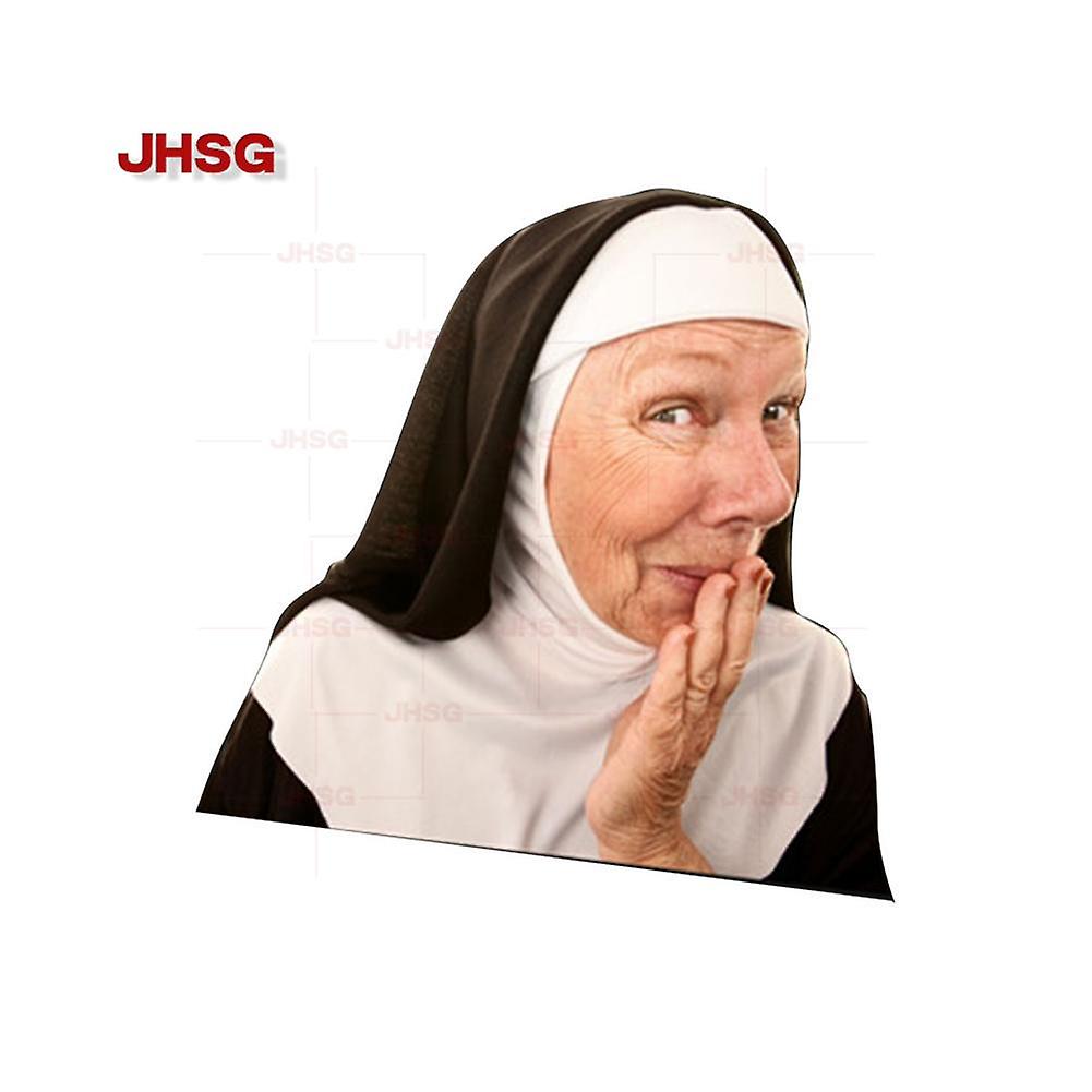 Funny Car Window Stickers Funny Removable Car Window Decals Pope ...