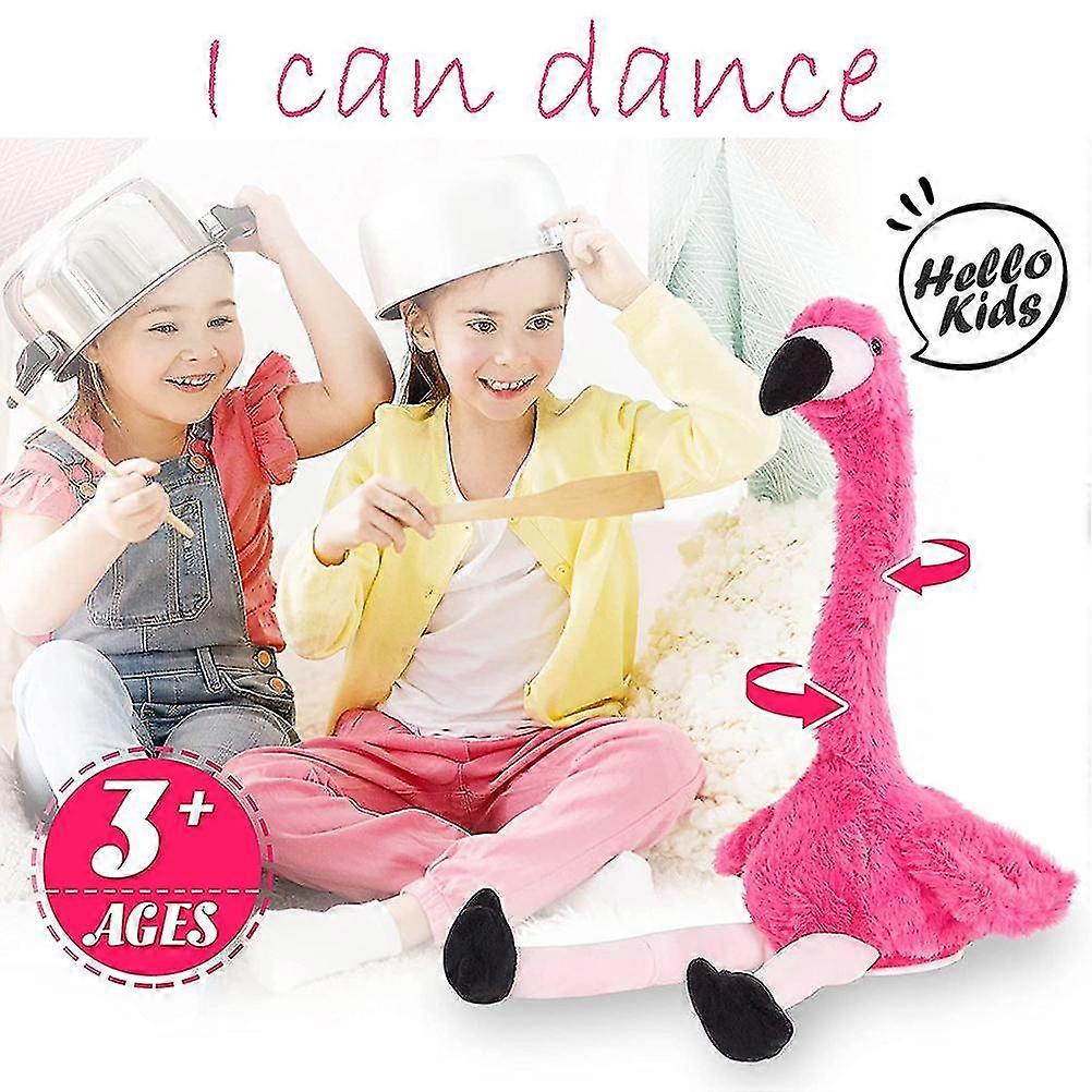 Flamingo Plush Dancing Toy Electric Flamingo Stuffed Toy Talks And ...