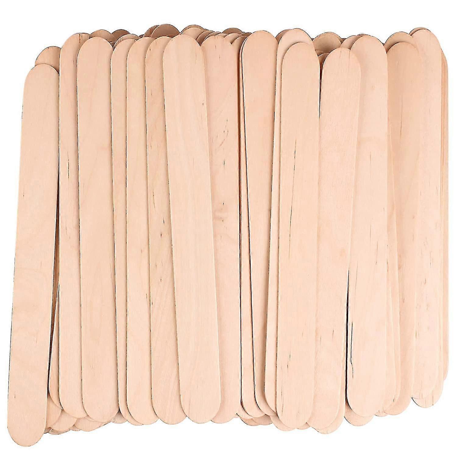 Natural Wood Craft Sticks With Rounded Ends, Diy Arts And Crafts ...