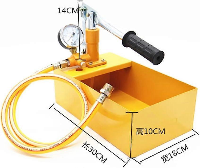 2.5MPa 25KG hand pump water pressure tester Hydraulic hand test pump ...