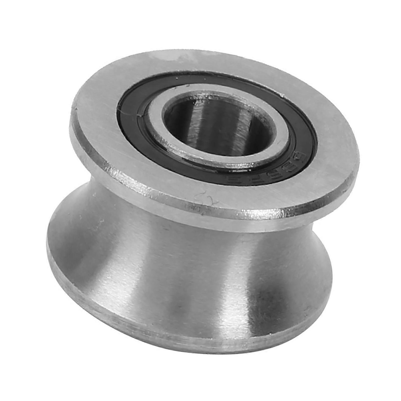 U22 U Shaped Round Bottom Track Groove Pulley Bearing Sliding Rollers ...