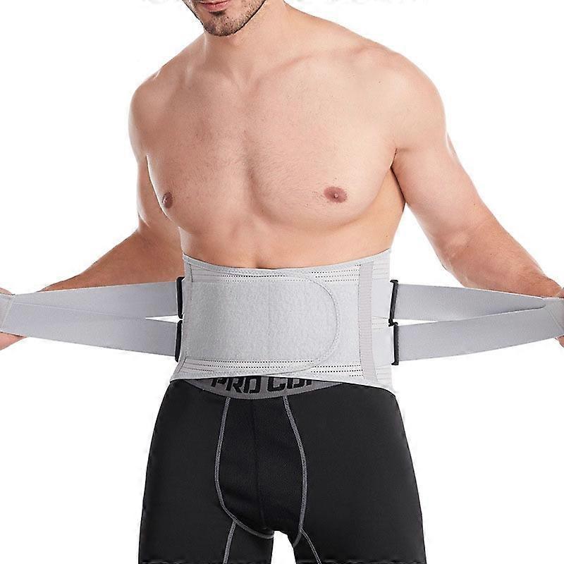 Low Back Pain Relief Belt Adjustable Lumbar Brace Scoliosis Fitness ...