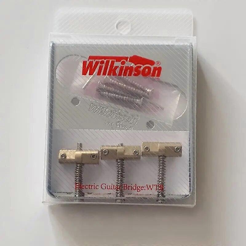Wilkinson WTB Chrome silve Black Gold Vintage Style Fixed Tele Electric ...