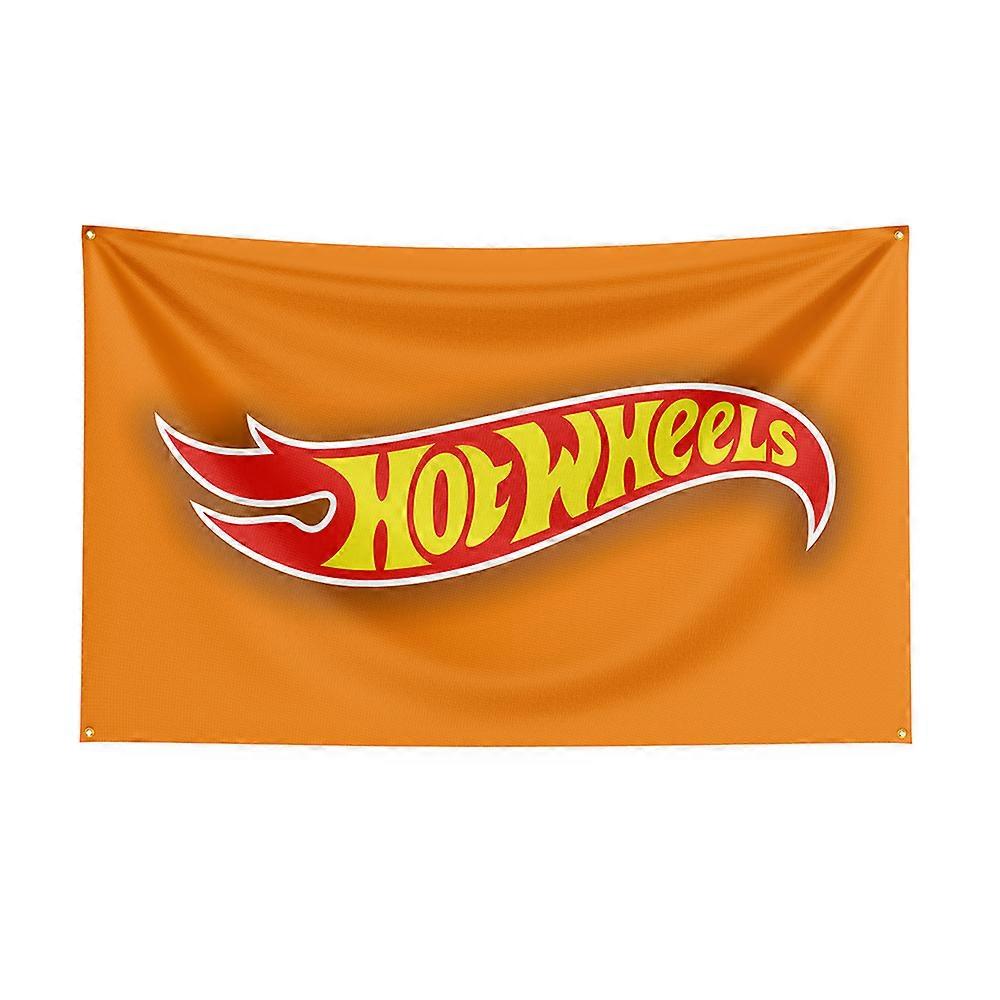 3x5 Hot Wheels Flag Polyester Printed Racing Car Banner For Decor ...