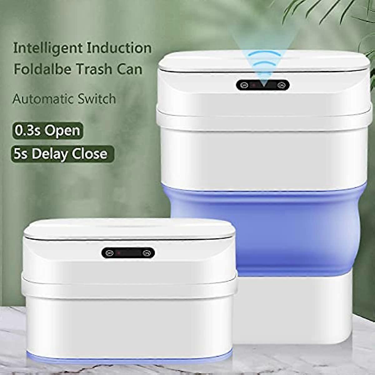 Trash Can Garbage Bin Dustbin Intelligent Induction Contactless Trash ...