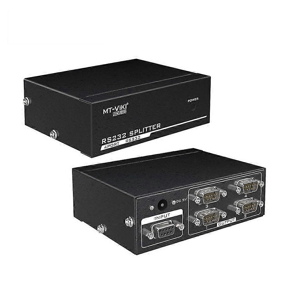 MT-RS104 Active Serial RS232 Splitter 1 to 4 RS232 Bi-Direction ...