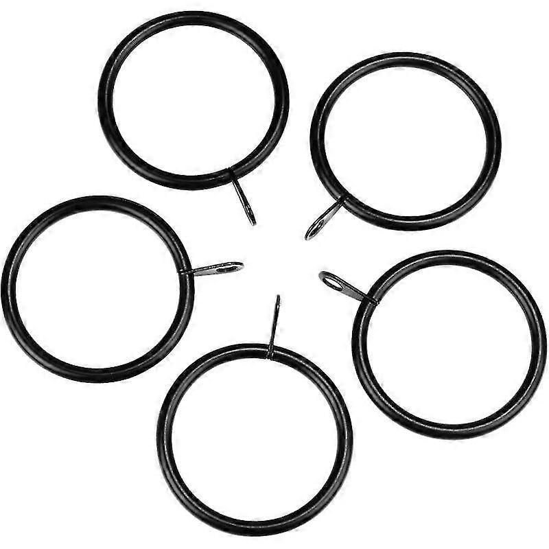 60pcs Curtain Rings Hanging Rings With Fixed Eye For Curtains And Rods ...