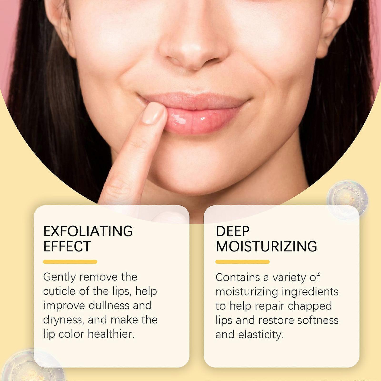 Vanilla Lip Scrub - Exfoliator for Chapped Lips - Nourishing, Smooth ...