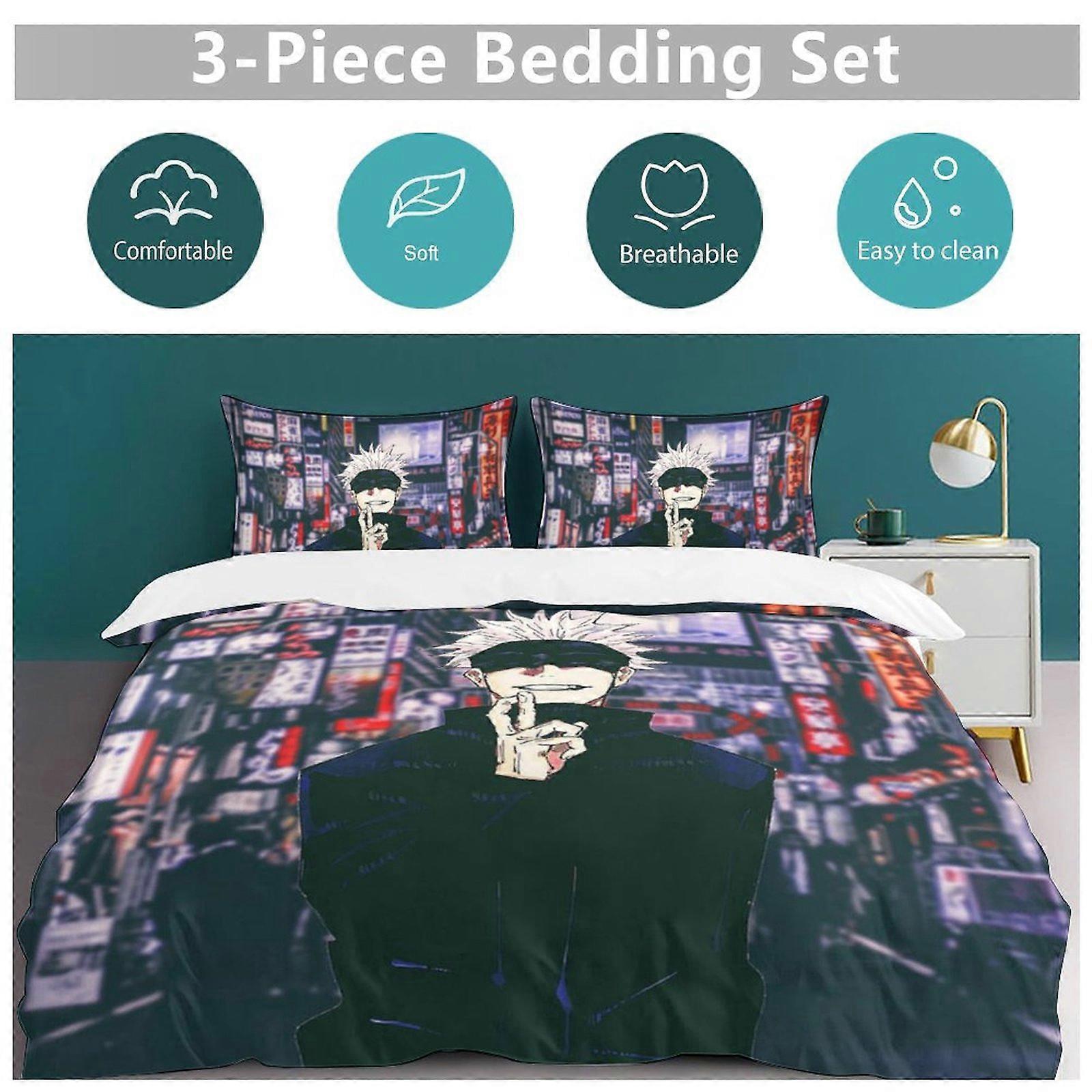 Bedding set WM278 Jujutsu Kaisen Bedding Set Duvet Cover Comfortable ...