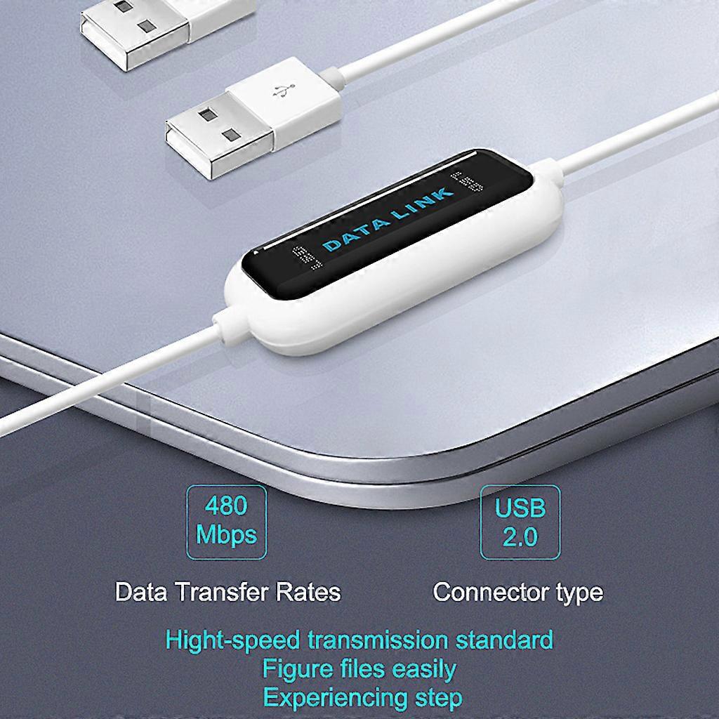 Laptop USB-USB PC Data Transfer Cable Between 2 Computers USB Transfer ...