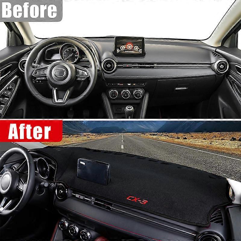 Car Accessories For Mazda CX-3 CX3 CX 3 2014-2017 2018 2019 2020 2021 2022 2023 Dashboard Cover ...