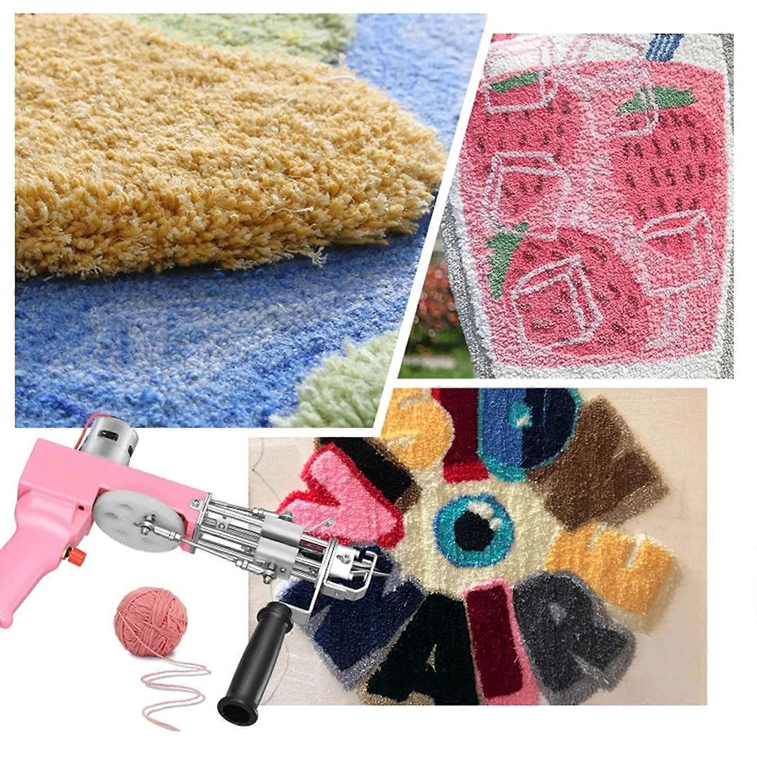 Electric 2in1 Carpet Tufting Gun Carpet Weaving Flocking Machines DIY ...