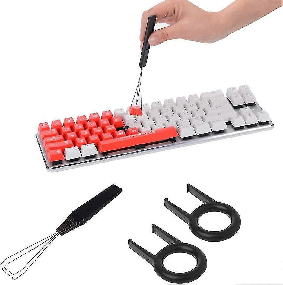 Keycap Puller Kit Stainless Steel Keycap Removal Tool Plastic ...