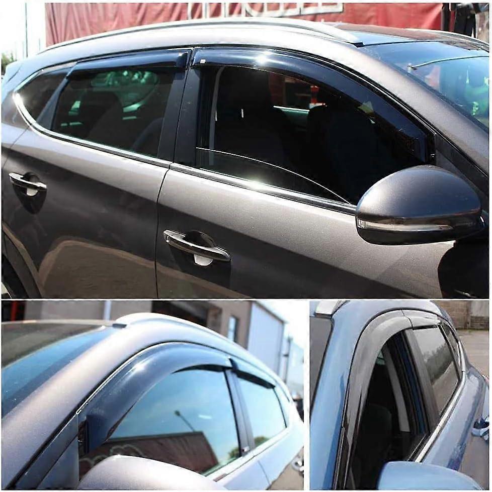 4pcs Car Tinted Wind Deflectors for Mazda BT-50 TF 2021+, Window Wind ...