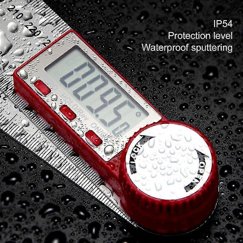 Stainless Steel Digital Angle Meter Ruler Metric Inch Protractor Angle ...