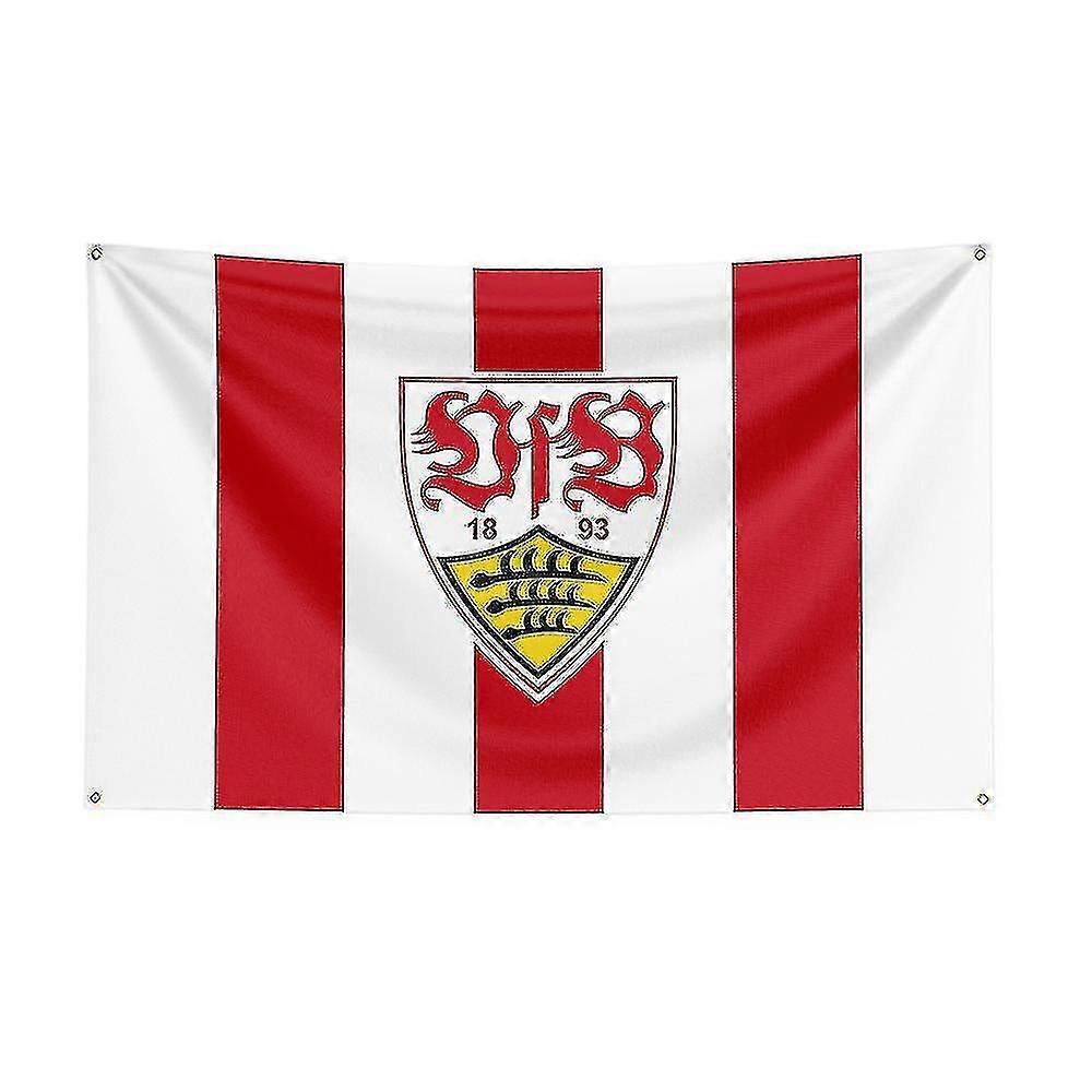 Born Pretty 3x5 Vfb Stuttgart Flag Polyester Printed Racing Sport Banner For Decor | Fruugo UK