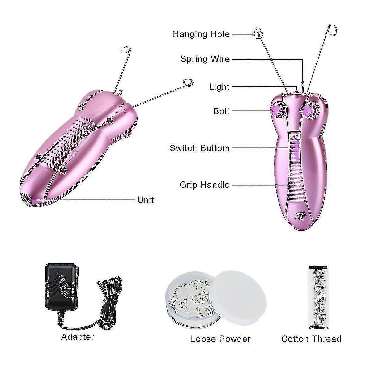 Ladies Facial Hair Remover Electric Women's Beauty Epilator Facial ...