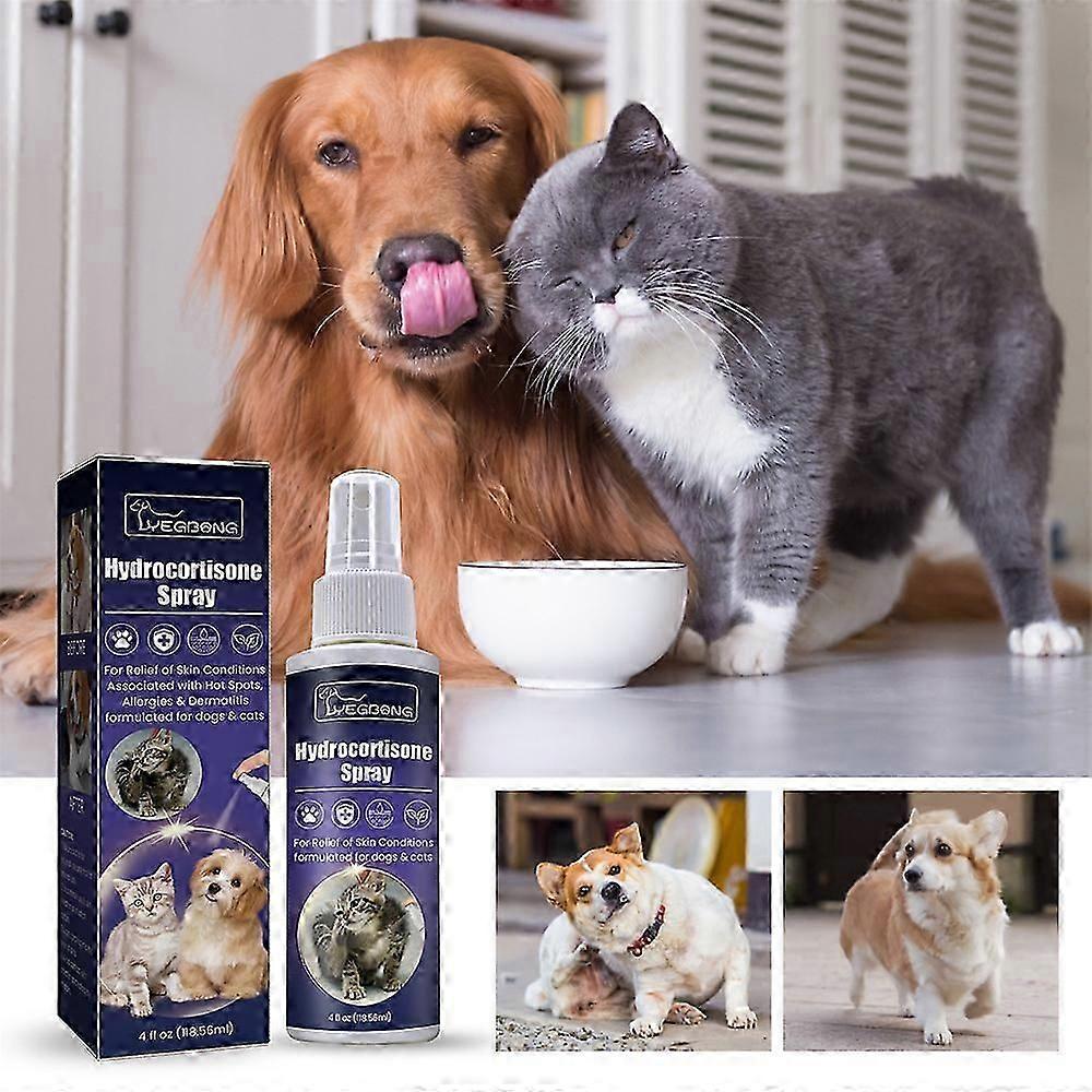 Hydrocortisone Spray, Itch Relief Spray Hot Spot Treatment For Dogs ...