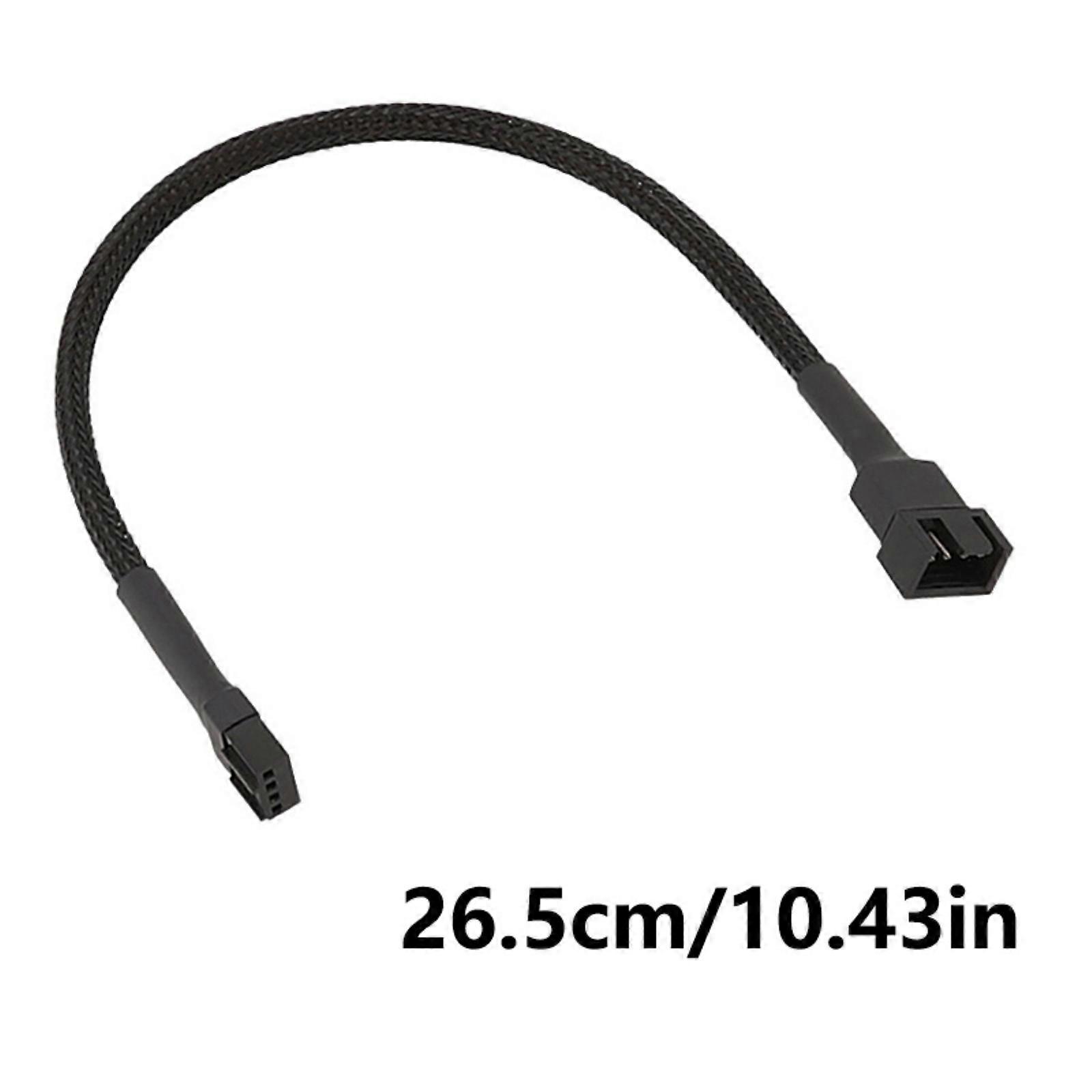 4Pin PWM Splitter 4Pin PWM Fan Adapter Cable for Computer PC Case Fan ...