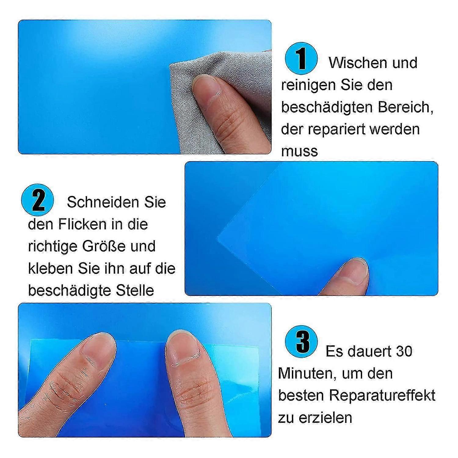 Self-Adhesive Swimming Pool Patch, Underwater Repair Kit for Pools ...