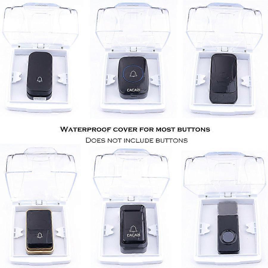 Doorbell Rain Cover, Waterproof Cover for Doorbell Button, Transparent ...