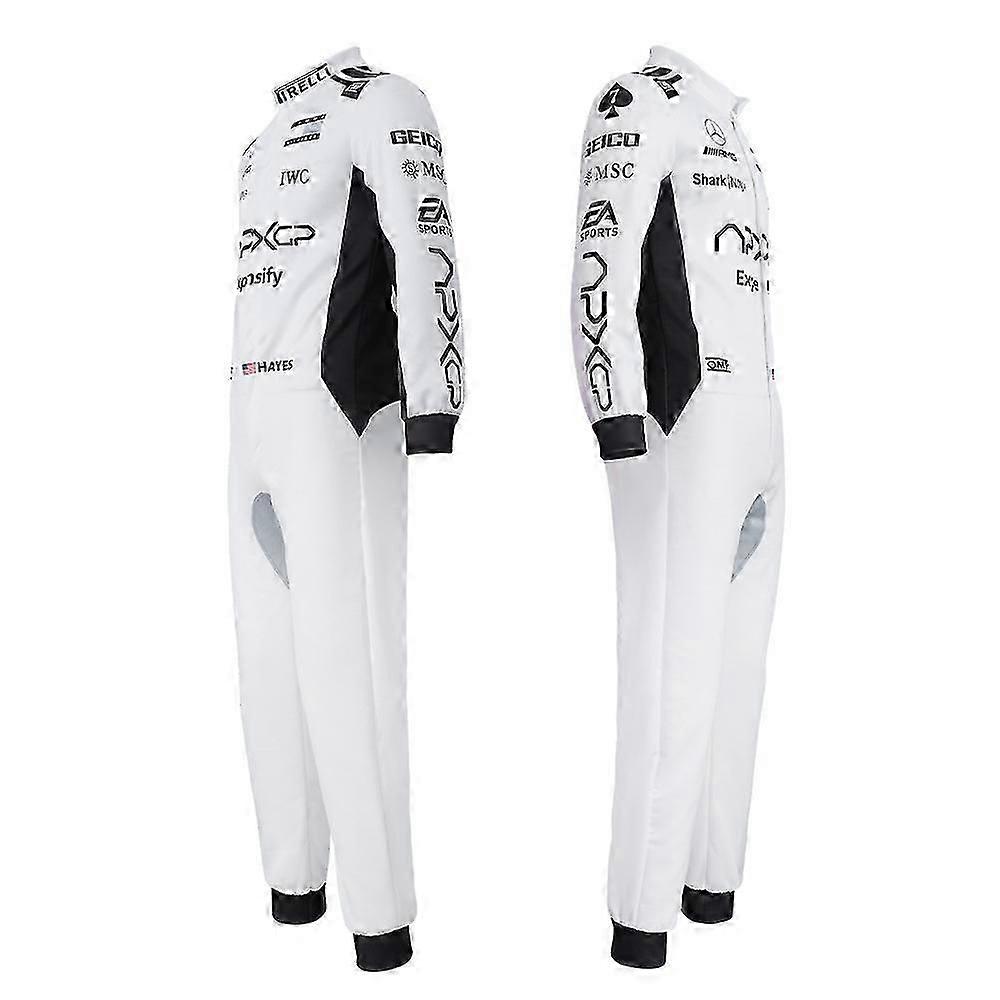 Adult Racer Cosplay Costume Men Jumpsuit Race Car Driver Dress Up ...