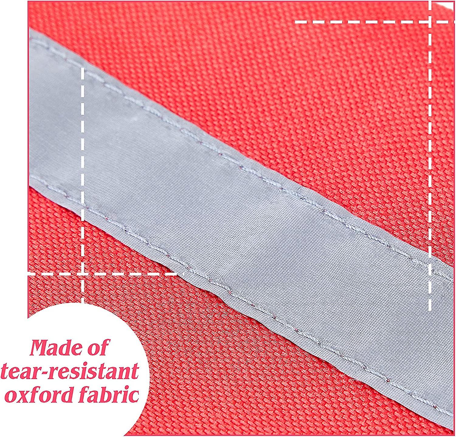 2 Pieces Safety Travel Flag For Kayak Canoe Red Warning Flag With ...