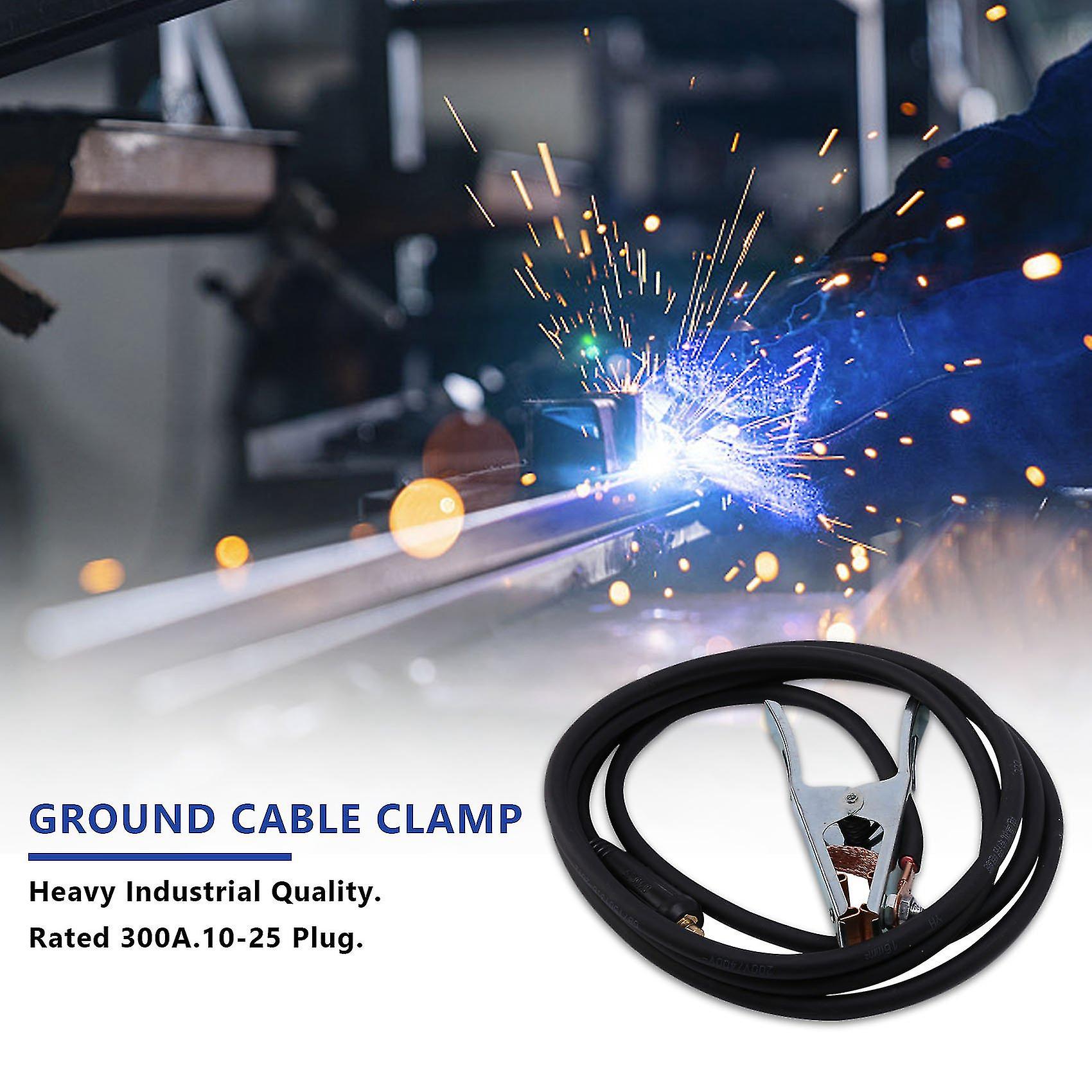 300a Groud Welding Earth Cable Clamp Clip For Mig Tig Arc Welder ...