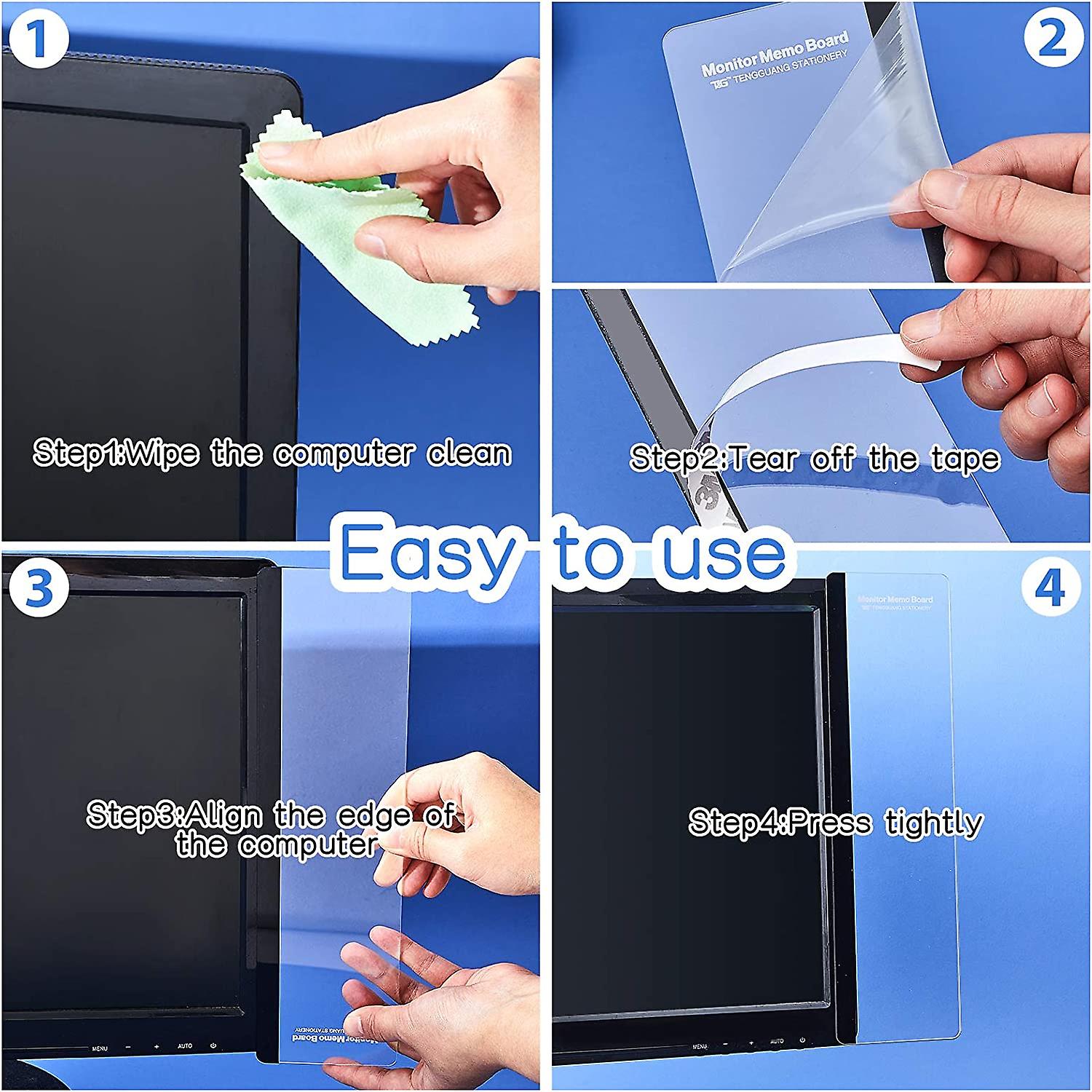Computer Monitor Message Board Screen Memo Board Monitor Memo Board Top ...