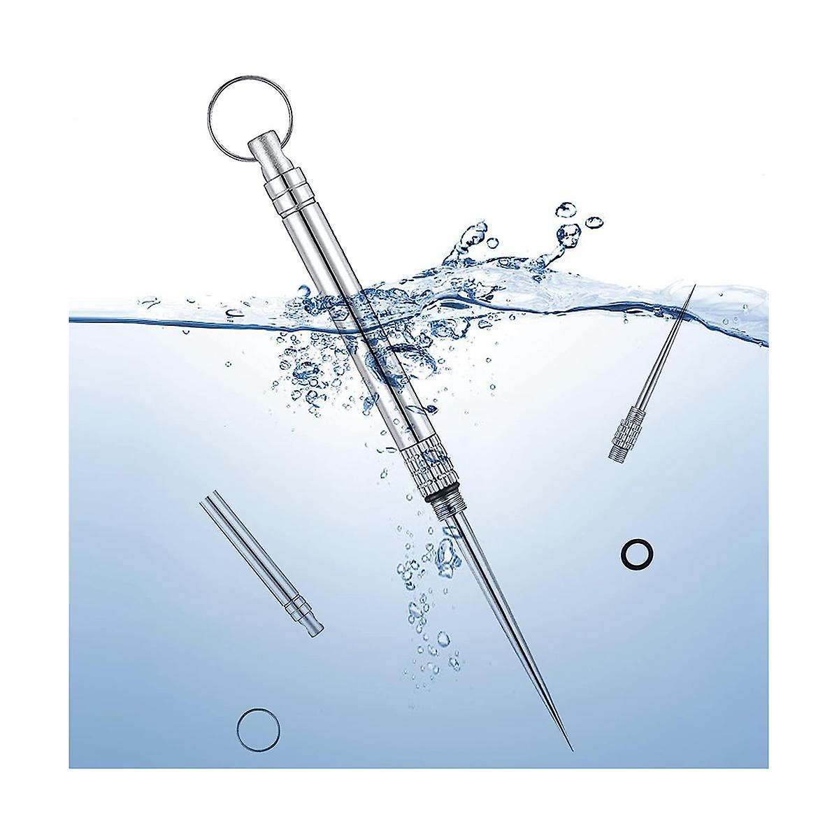 6 Pieces Metal Titanium Toothpicks, Portable Reusable Pocket Toothpicks ...