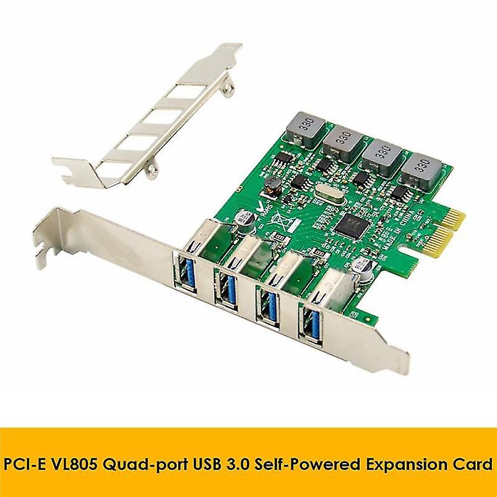 Pci-e X1 Expansion Card 4 Port Usb 3.0 Master Expansion Card 5gbps | Fruugo UK