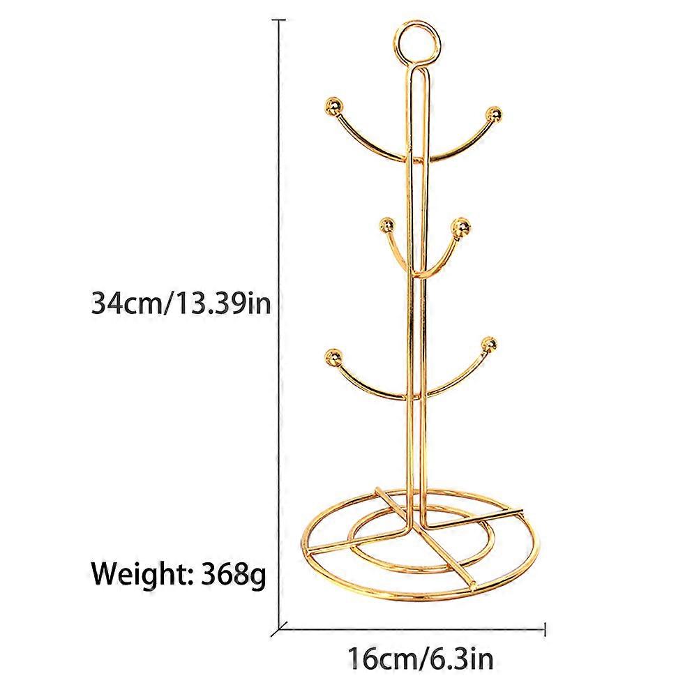 Cup Mug Hanger Iron Stand Holder Cup Storage Rack Home Kitchen Decor ...