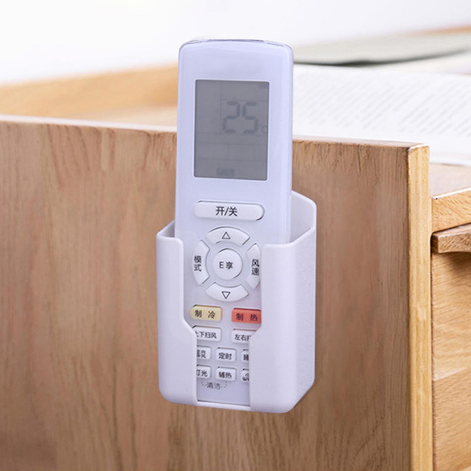 Remote Control Holder Heavy Duty Removable Solid Color Daily Use Wall ...