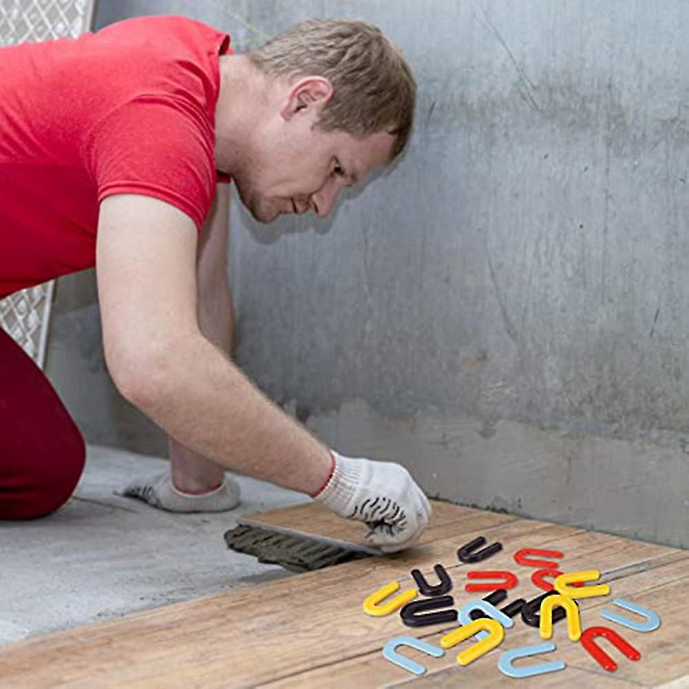 440 Pieces Horseshoe Shim Tile Spacers Plastic Shims Structural ...