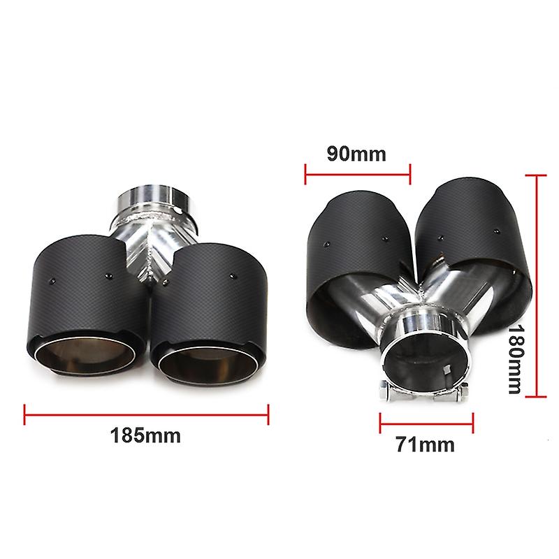 Quad Carbon Fiber Exhaust Tip For BMW F10 F11 535d 535i 640i 640d Up To ...