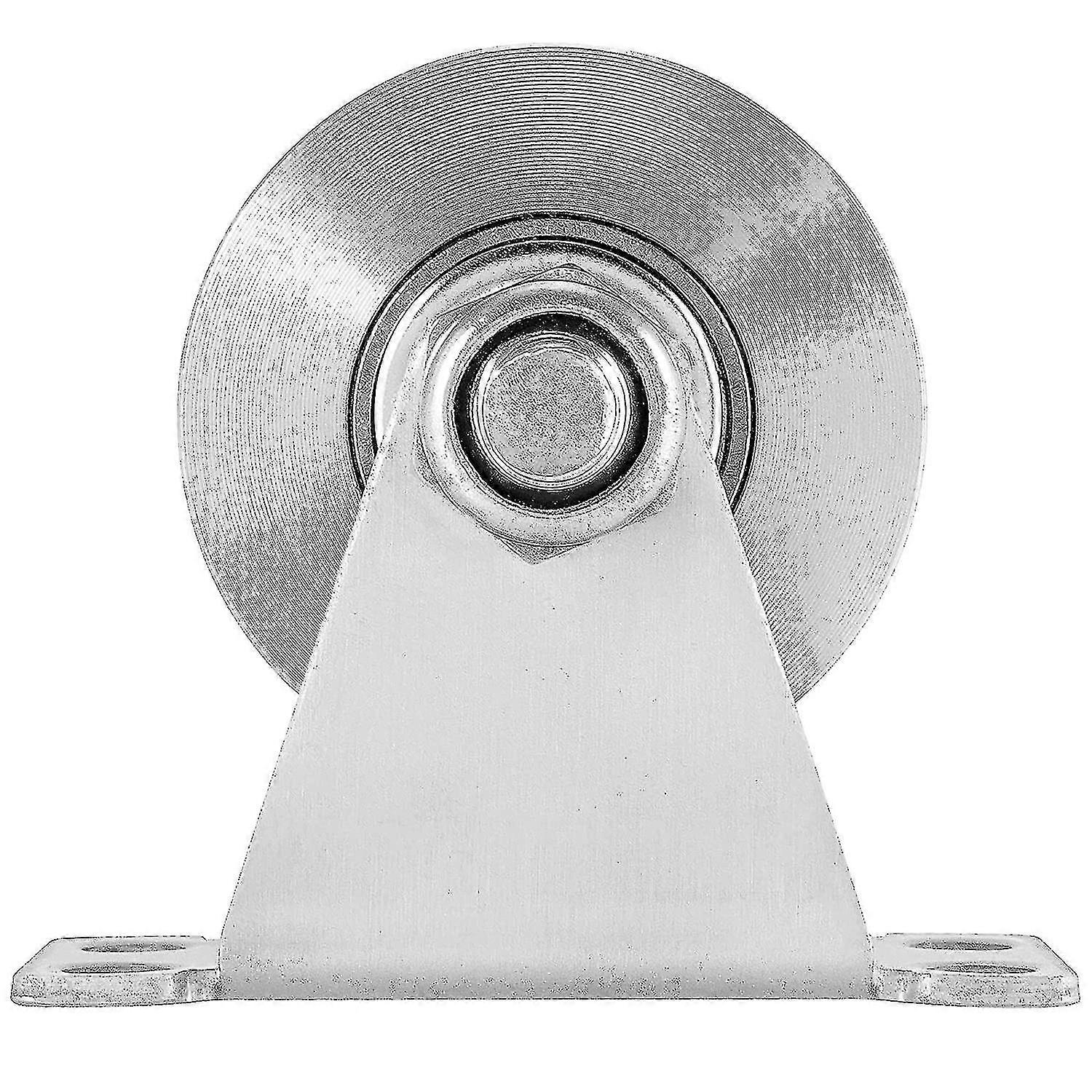 2 Packs 2 Inches Groove Wheel Pulley, 304 Stainless Steel V-groove ...