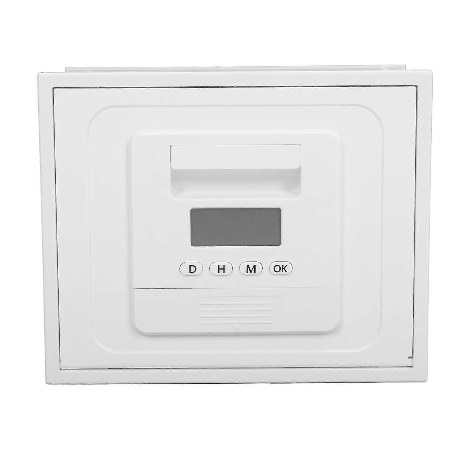 Clear Lockable Storage Box Digital Combination Timed Medication Lock ...