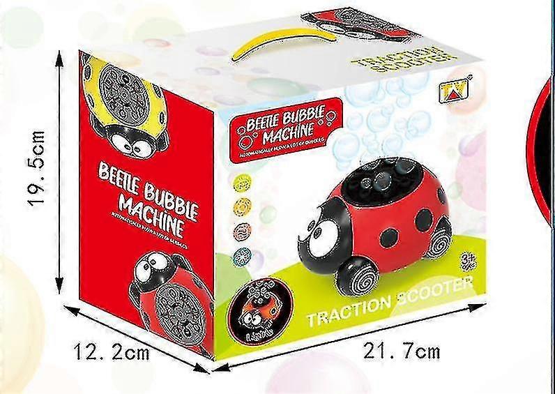 Ladybug Bubble Machine (red) 3000+ Bubble Per Minute Banmo | Fruugo UK