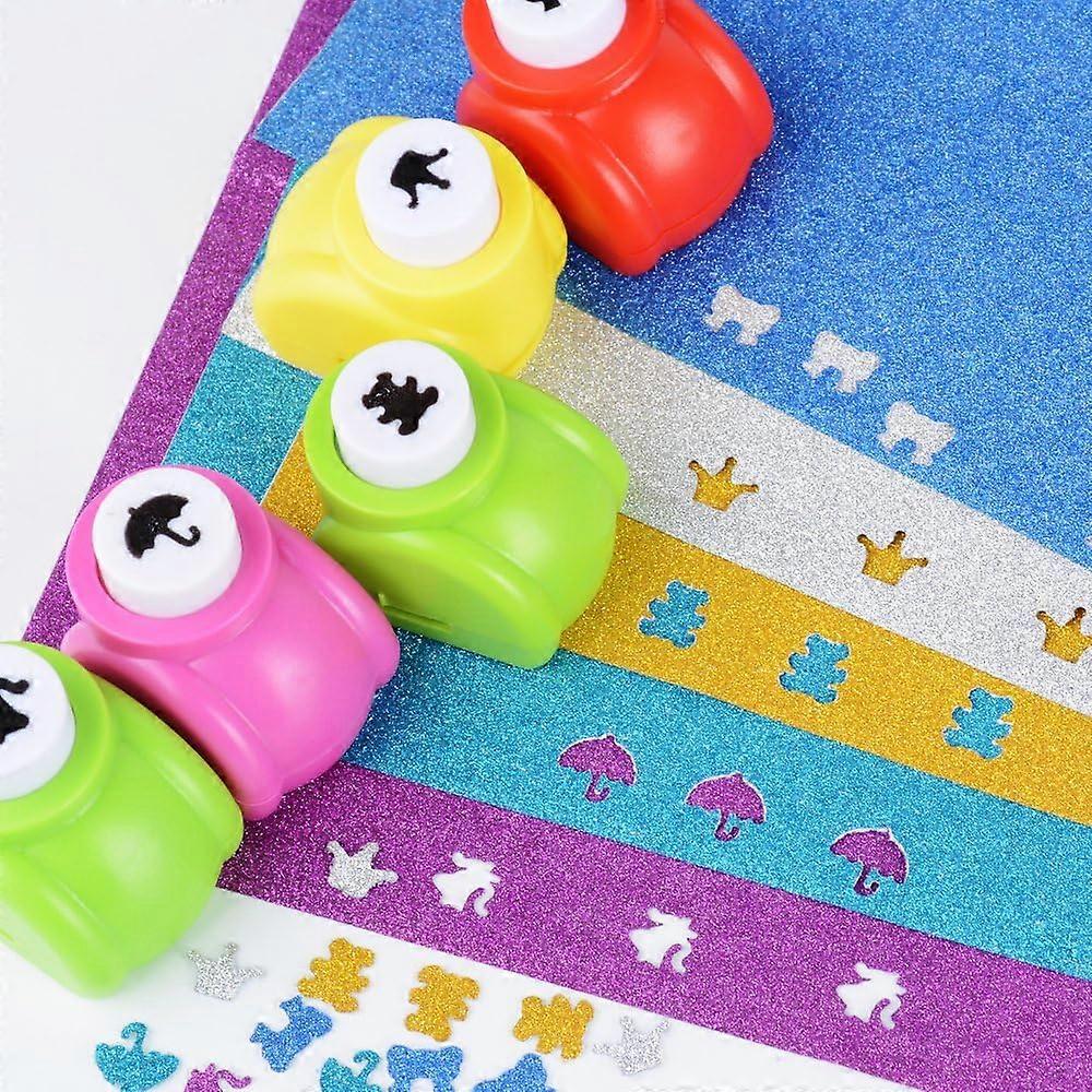 Set of 10 motif punches, paper punches, punch set in 10 different ...