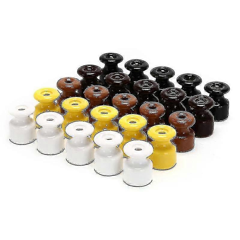 5pcs/lot Porcelain Insulator For Wall Wiring Ceramic Insulators | Fruugo UK