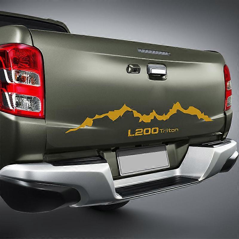 Pickup Rear Tail Sticker For Mitsubishi L200 Triton Truck Tailgate ...