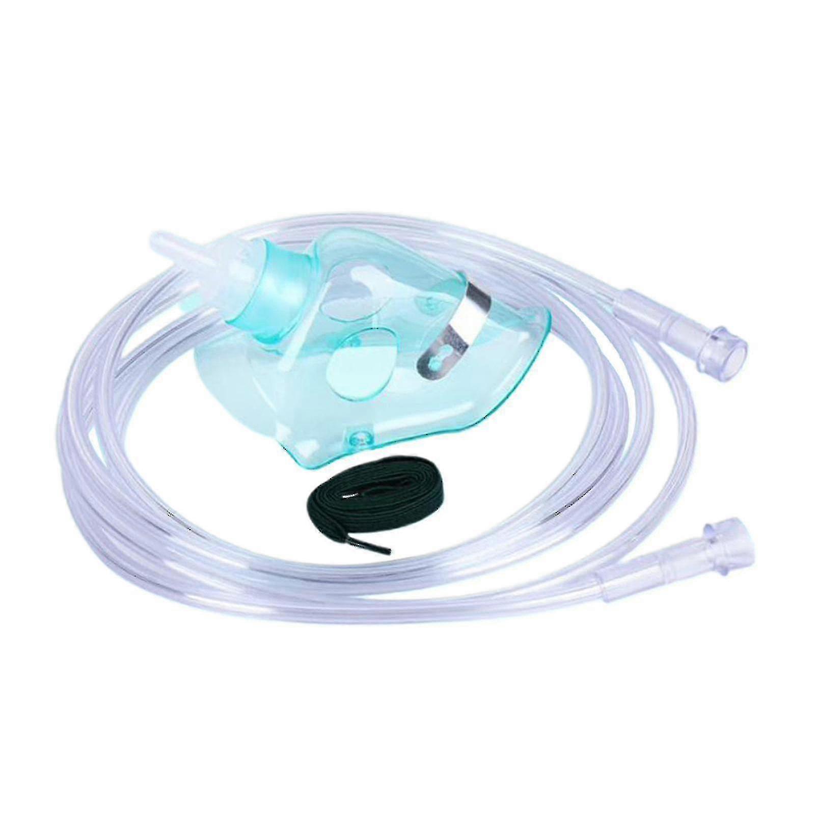 1set Oxygen Mask With Hose Pvc Face Mask Oxygen Mask 1.6m / 5.24ft - S ...